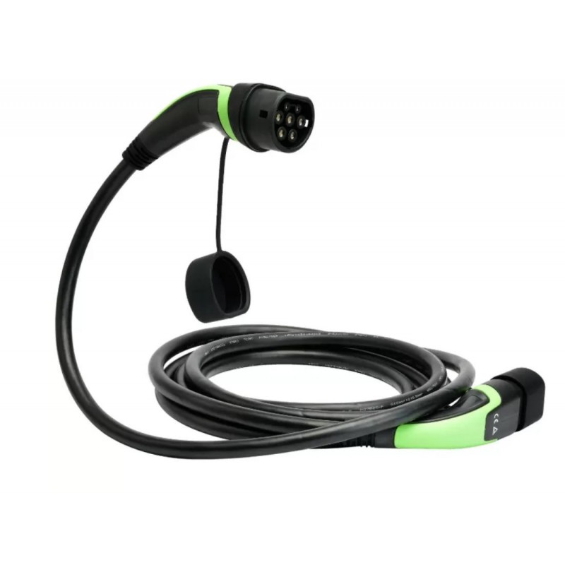 Cable REBAJADO¡¡¡ Tipo 2 a Tipo 2 Mennekes de 32 A trifásico de 5 ...