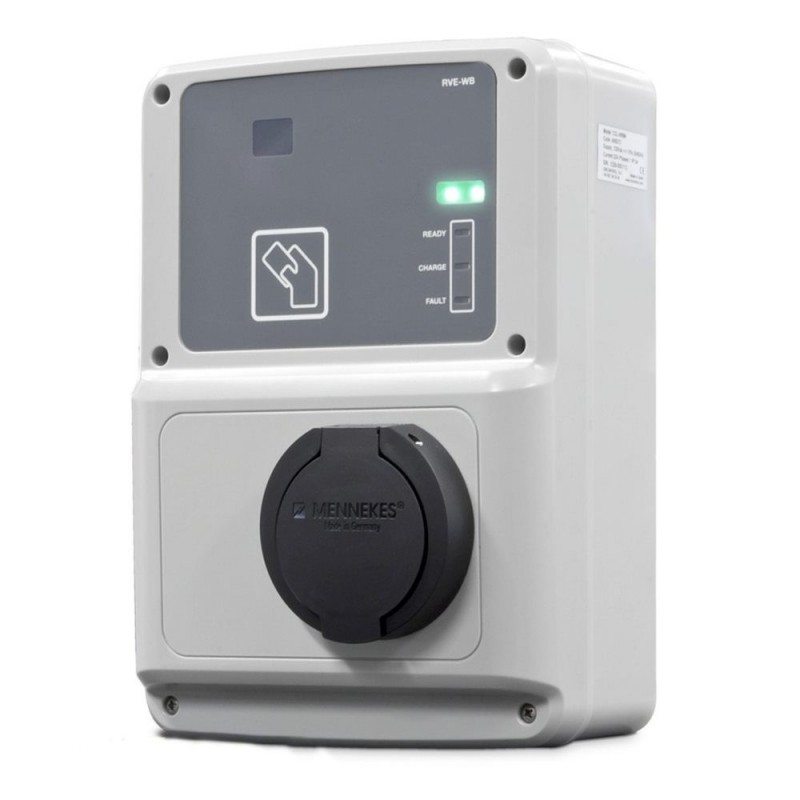 Cargador de Wallbox RVE-WBM-SMART de Circutor, con una toma Tipo 2 de ...