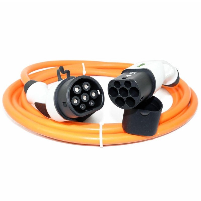 Cable Tipo 2 Mennekes de 32 A monofásico de 8 metros (IEC 62196)